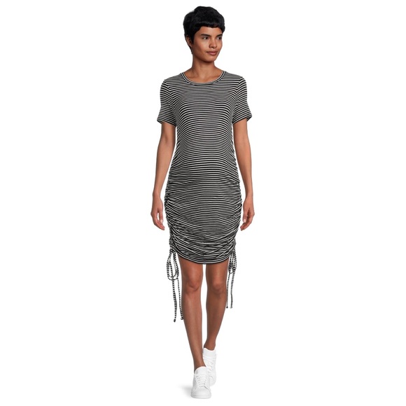 Destination Maternity | Dresses | Destination Maternity Black Striped ...
